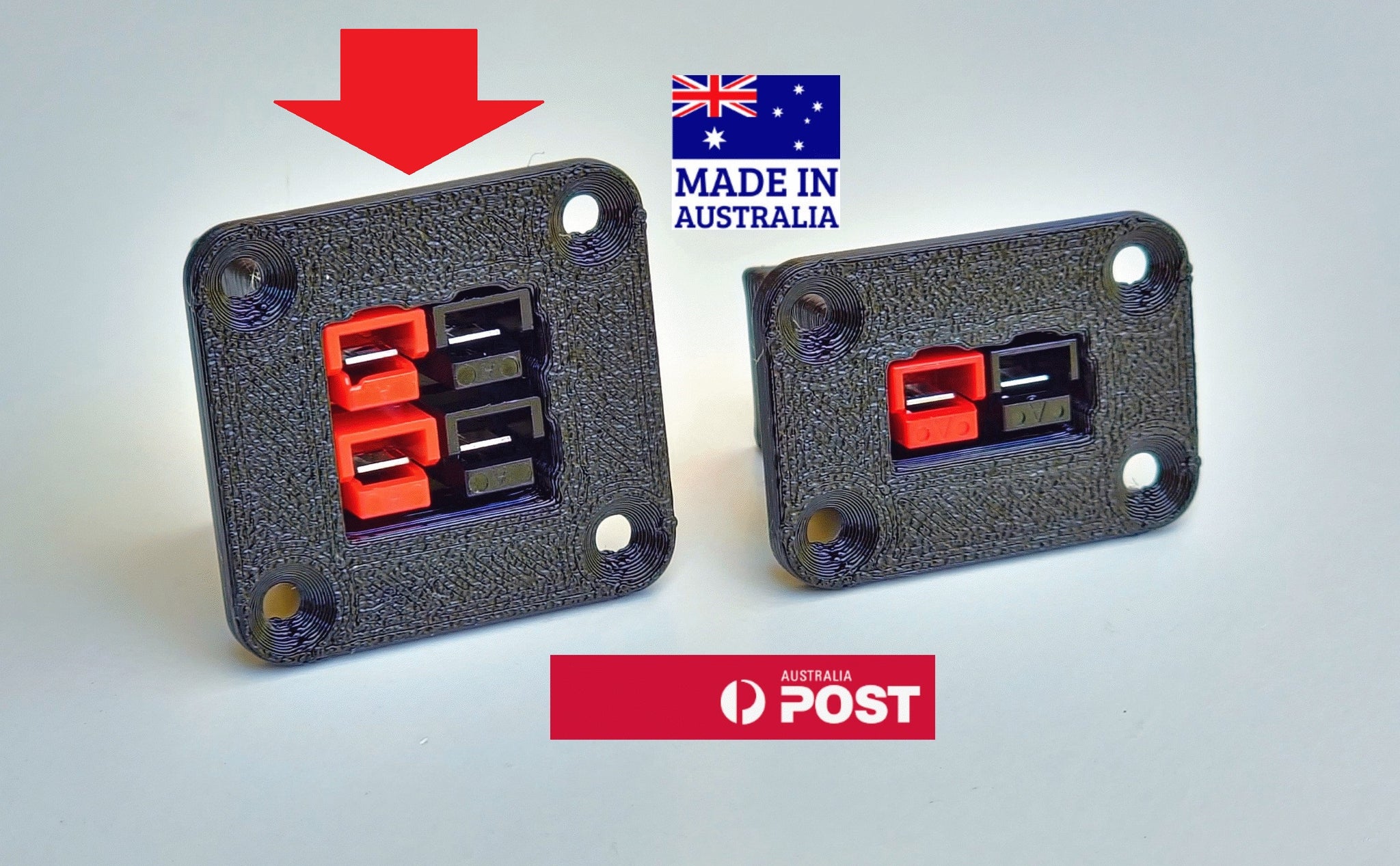 Panel Mount Holder for Double Anderson Powerpole PP15/PP30/PP45 PP15/4 ...