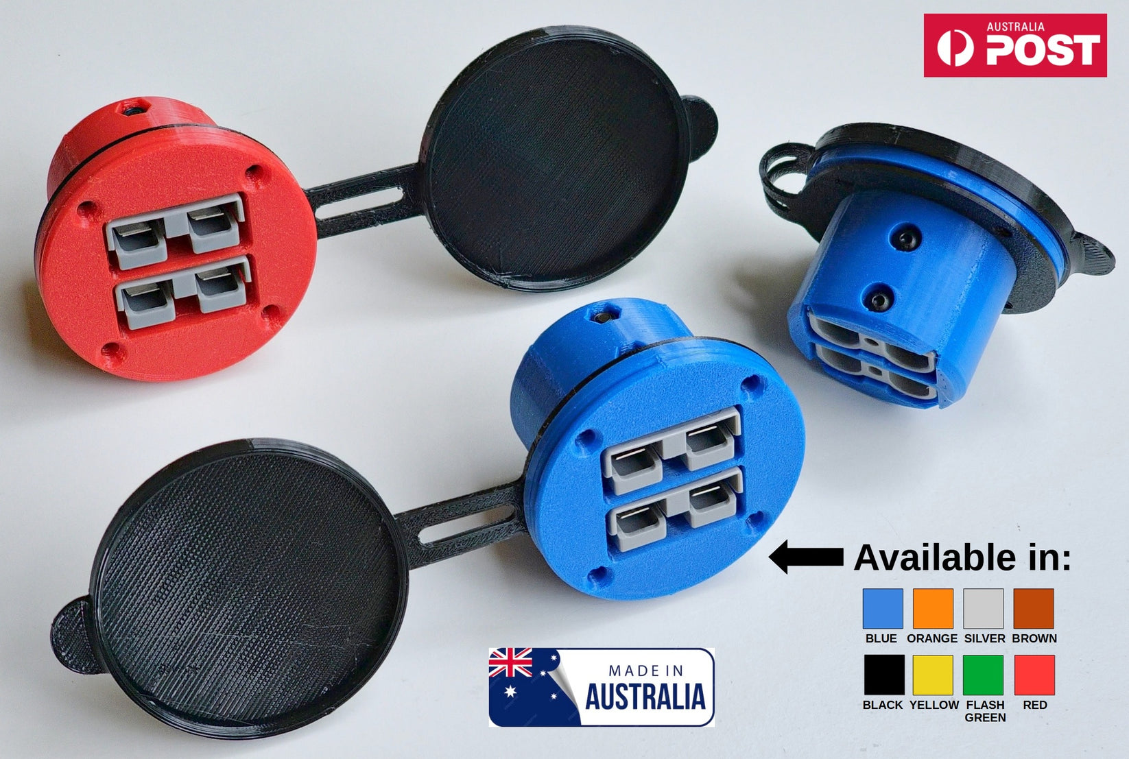 Panel Mount Adapter Adaptor Single Dual Double Anderson SB50 plug conn ...